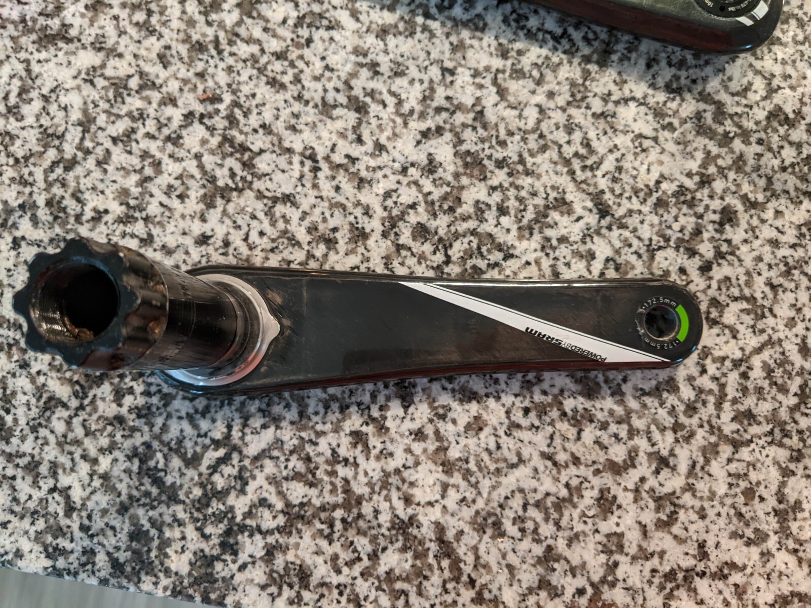 SRAM Quarq Ready Carbon 172.5mm Cranks 3-Bolt BB30/PF30 | eBay