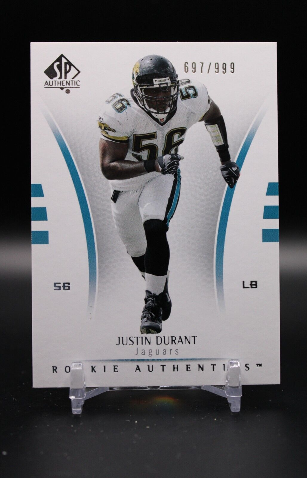 Justin Durant, Jacksonville Jaguars, 2007 SP Authentic, Rookie, 697/999 ...