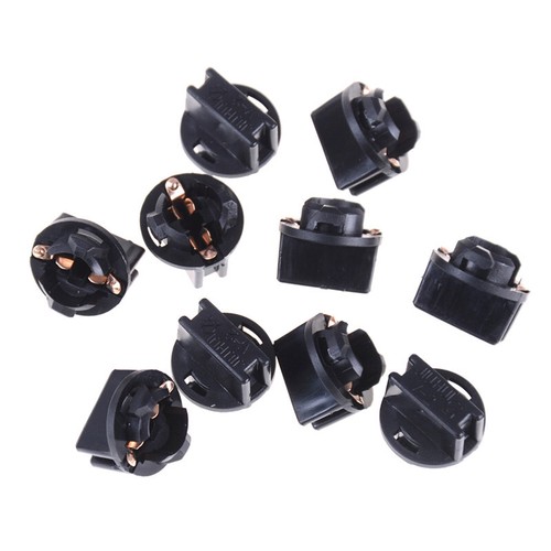 10PCS T10 W5W 168 192 194 Wedge Instrument Panel Dash Light Base Sock ...