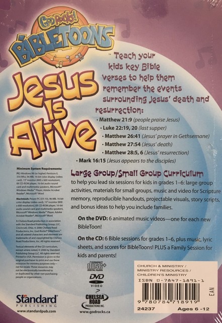 God Rocks!® BibleToons™ Ser.: Jesus Is Alive by Standard Publishing ...