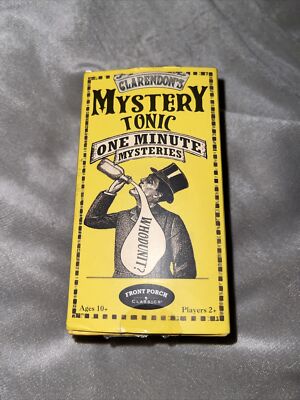 Claredons Mystery Tonic One Minute Mystery Card Game 2019 Very Good ...