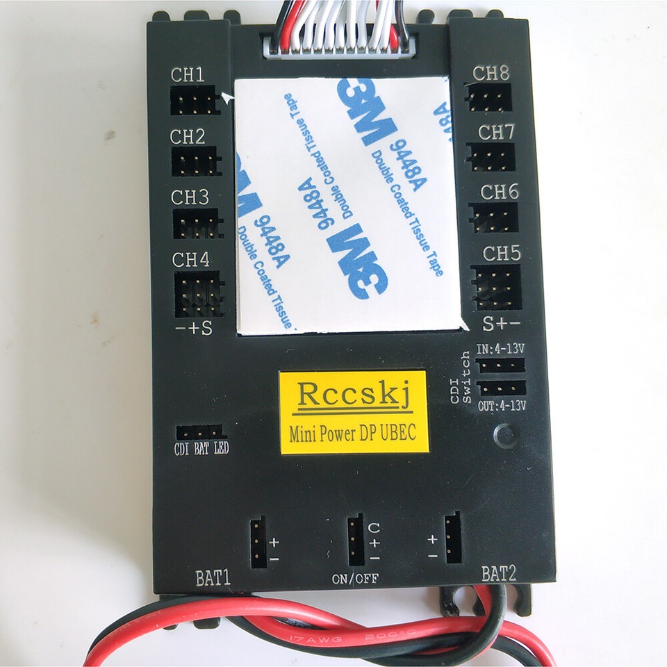 Servo Section Board leds display Working states Mini Power DP 20A Ubec ...