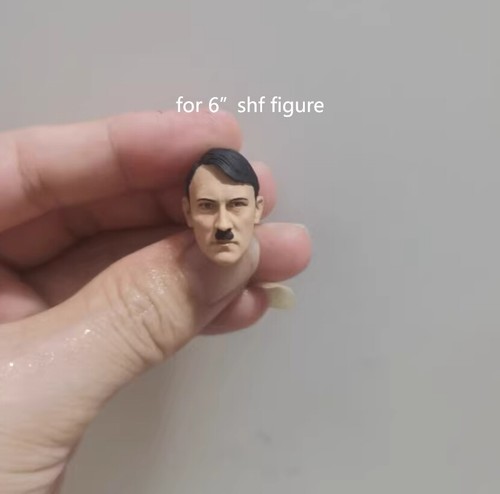 Painted 1/12 Leader Moustache Man Head Sculpt Model For 6" Action ...