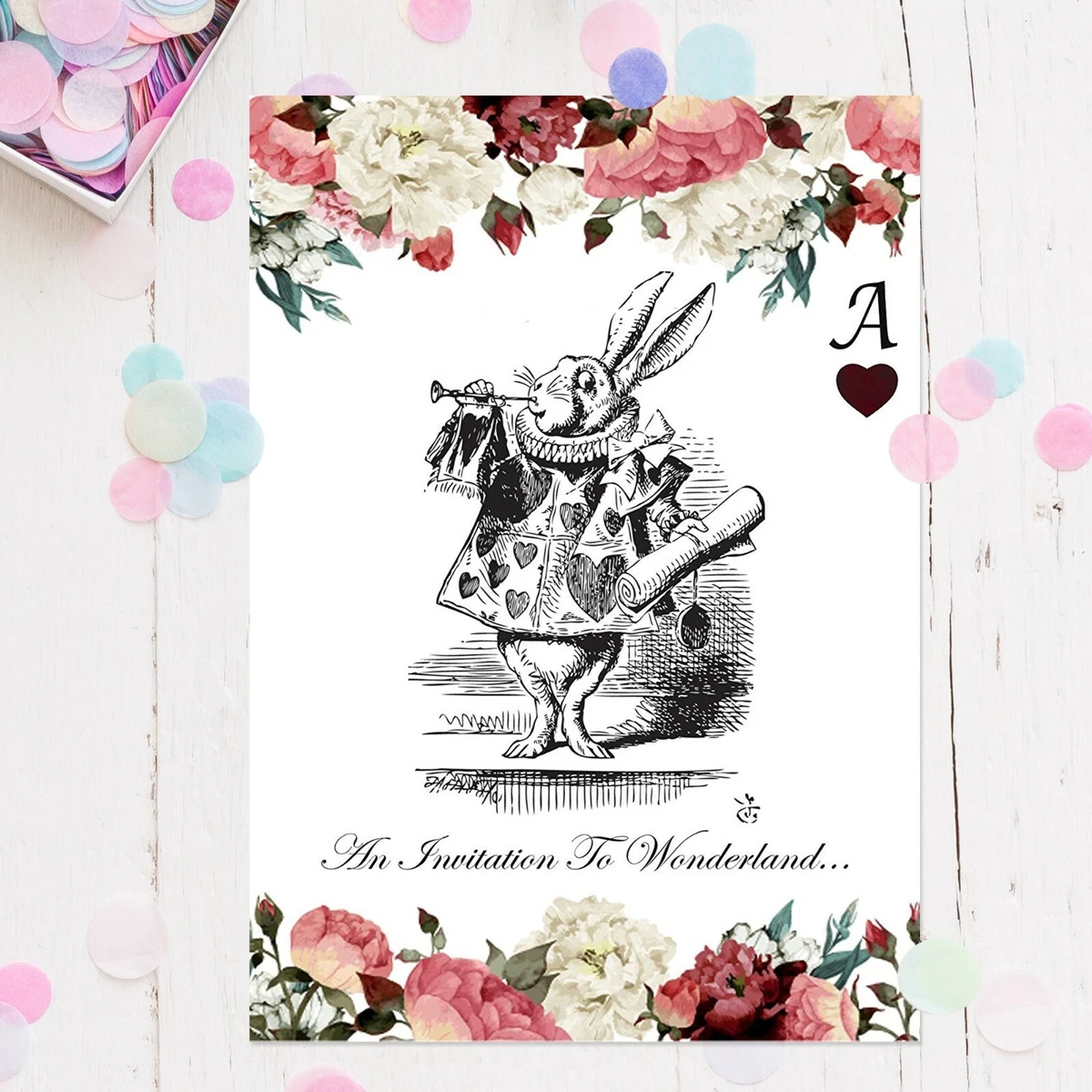 Alice Im Wunderland Hutmacher Teeparty Einladungen