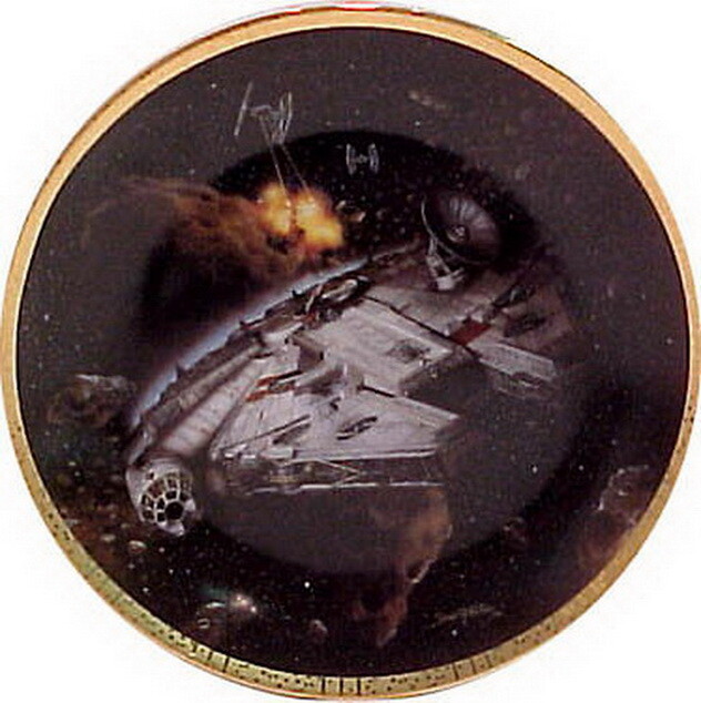 1990s Star Wars Vehicles Hamilton Plate Collection-Boxed w COA-Your ...