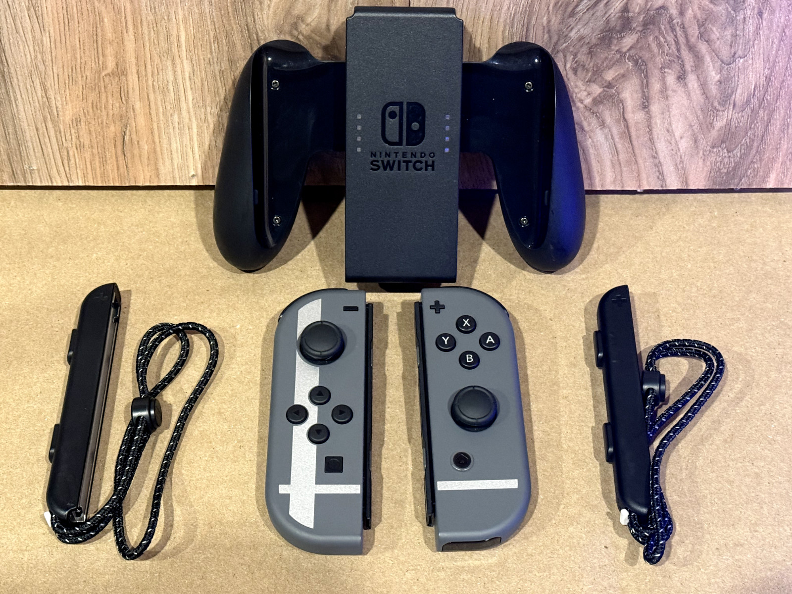 Nintendo Switch Joy-Con Set SUPER SMASH BROS Gray AUTHENTIC OEM RARE ...