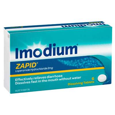 Imodium Zapid Dissolving Tablets 2mg 6 Pack | eBay Australia