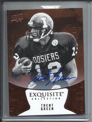 Trent Green 2014 Exquisite Collection Autograph #5/6 | eBay