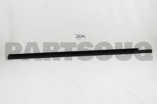 7574033040 Genuine Toyota MOULDING ASSY, REAR DOOR BELT, LH 75740-33040 ...