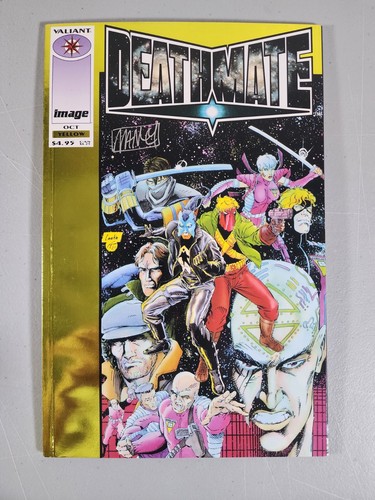 Signed Deathmate Yellow 1993 Valiant Sig Mike Manley Inker | eBay