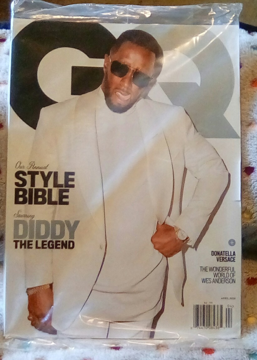 GQ Magazine - April 2018 - P Diddy *** NEW | eBay