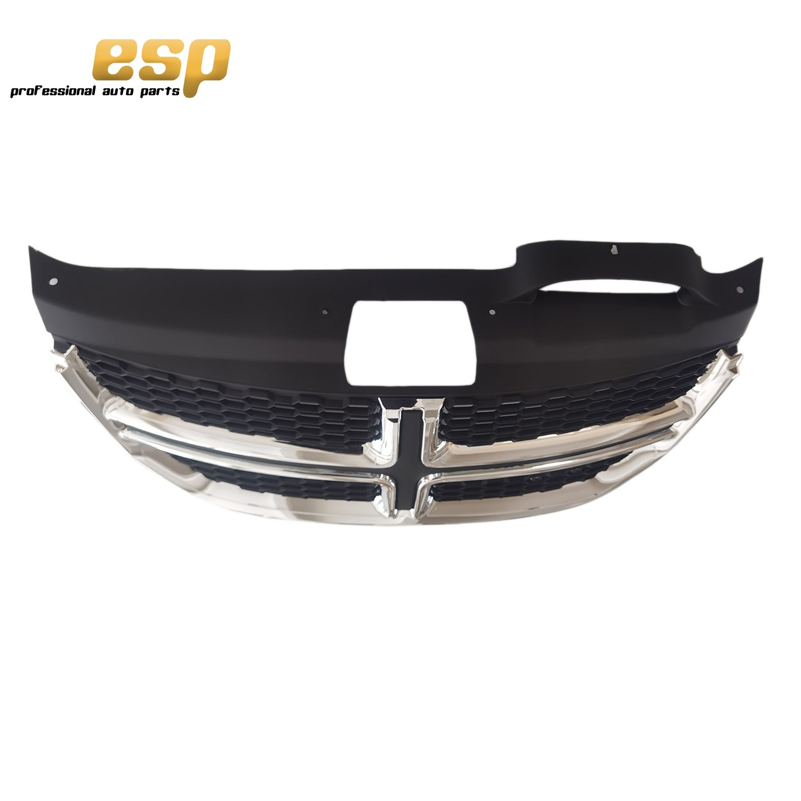 Bumper Grille W/ Chrome Trim Frame For 2011-2020 Dodge Journey ...