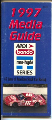 ARCA Media Guide Stock Car Racing 1997-stats-history-Tim Steele-Frank ...