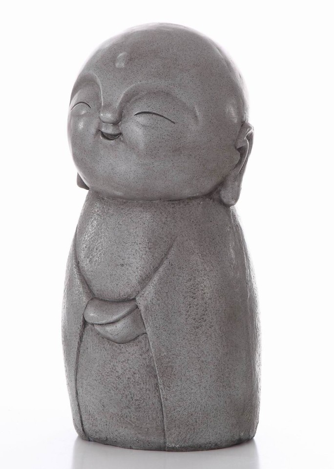 24 in H Lucky Japanese Jizo Statue Smiling Buddha Statue Home Garden ...