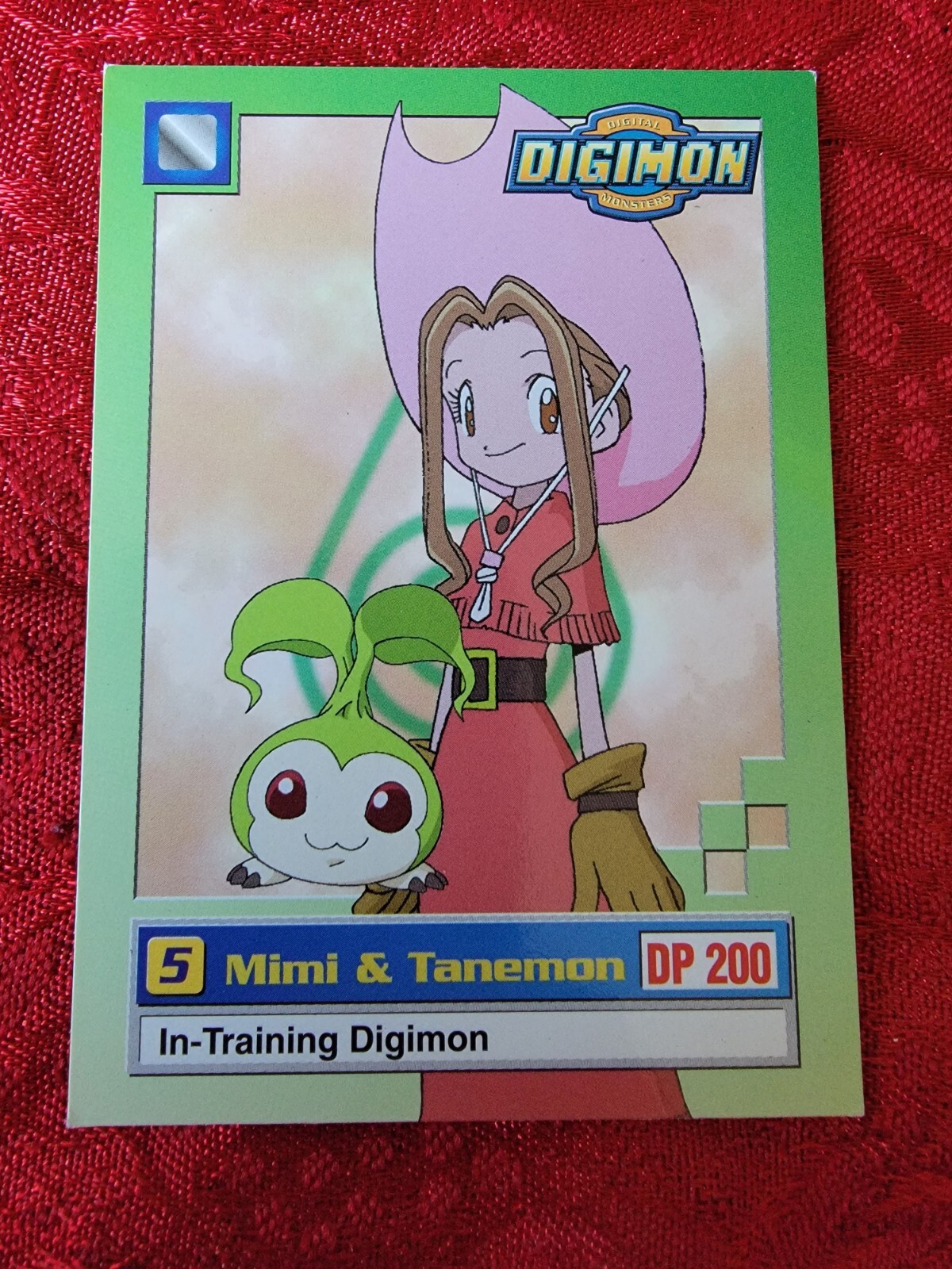 Digimon Trading Card Animated Series 1 Mimi & Tanemon 8 of 34 Series 1 ...