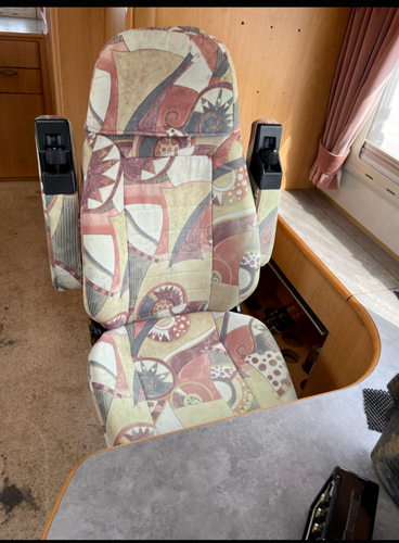 HYMER FIAT DUCATO, SEAT, REAR PASSENGER SIDE, LEFT HAND DRIVE, 2001 ...