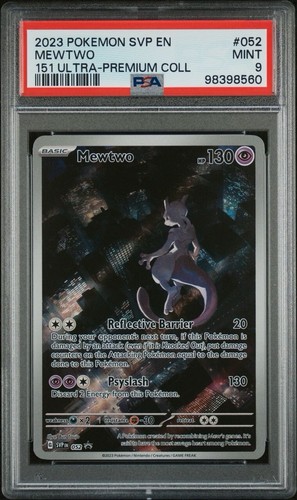 2023 Pokemon 151 Mewtwo Ultra Premium Collection 052 Promo Psa 9 | eBay