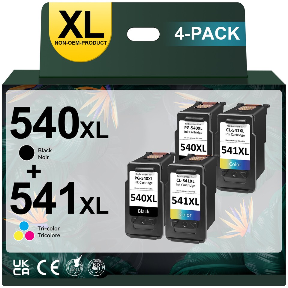 XXL Ink Cartridge for Canon PG-540/CL-541 PIXMA TS5150 MX395 MX475 ...