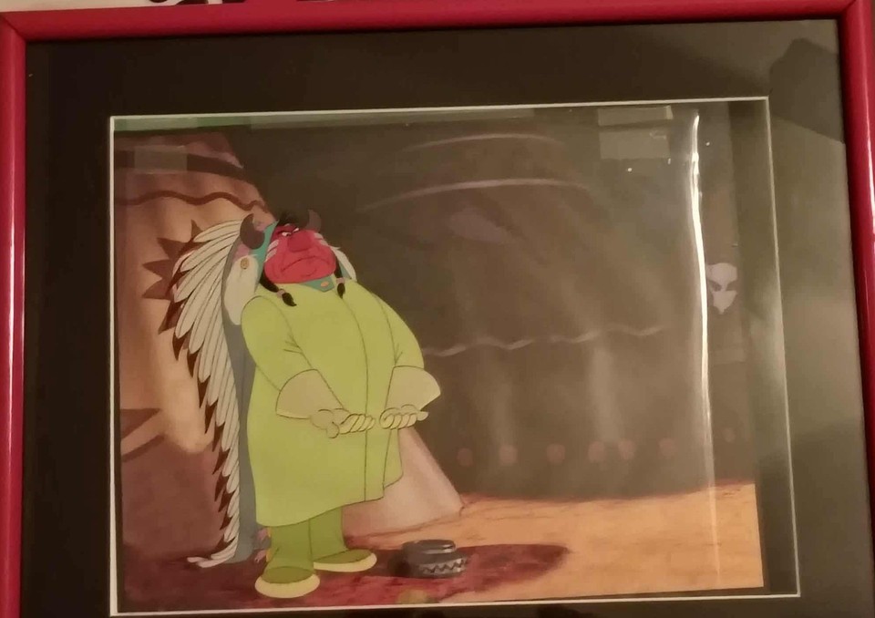 SELLING BELOW MARKET! Peter Pan Indian Chief 1953 production cel. Wow ...
