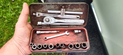 VINTAGE CRAFTSMAN SOCKET WRENCH SET W CASE USA | eBay