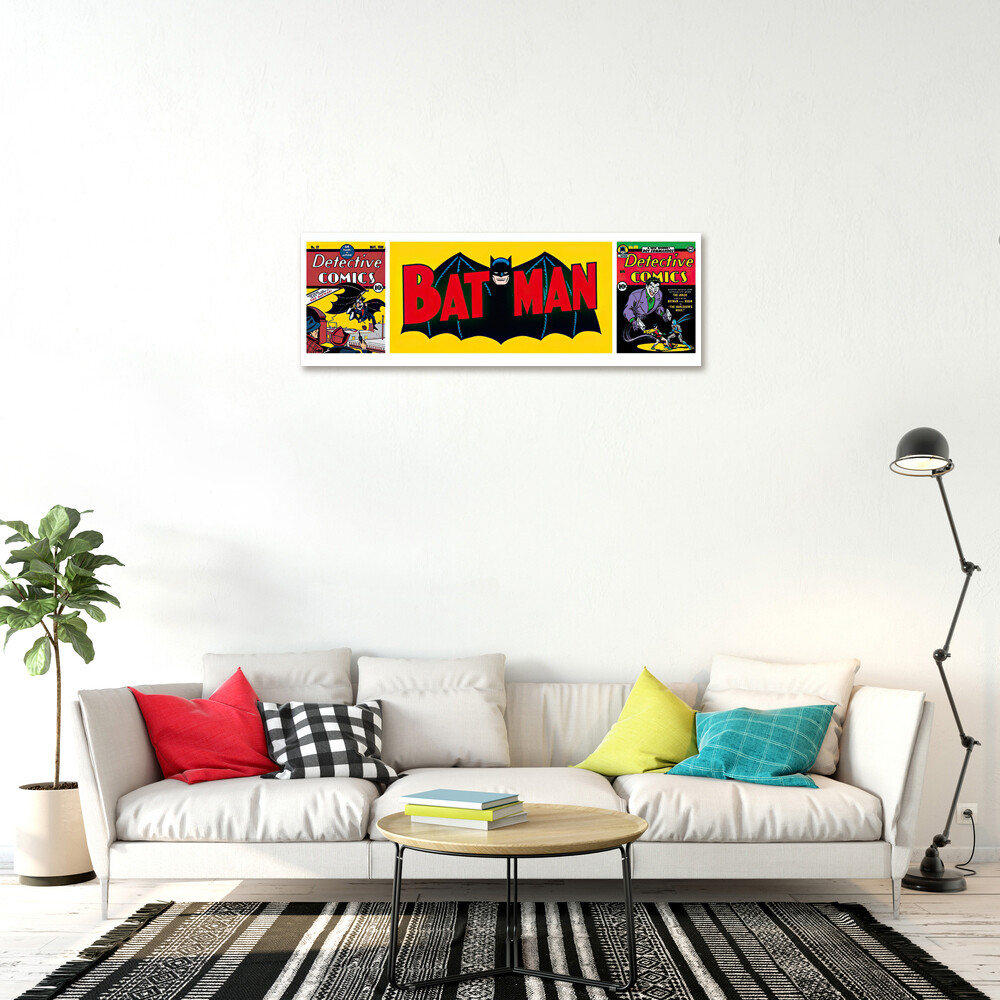 Batman - Mini Comic Door Poster / Print (Triptych) (Size: 36" X 12") | eBay