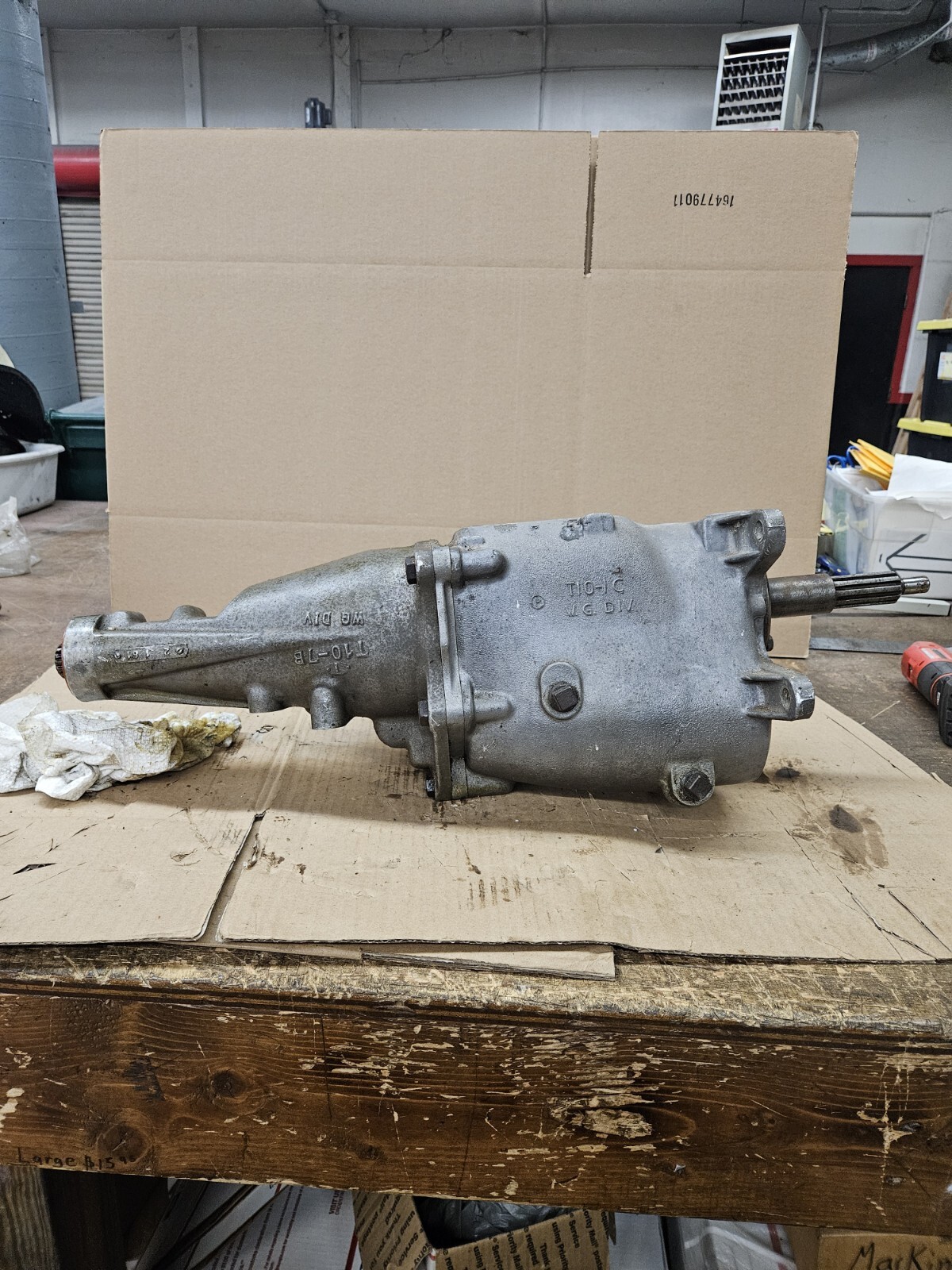 1961 Corvette Borg Warner BW T-10 4 speed, All Aluminum T10-1C, 2-1-61 ...