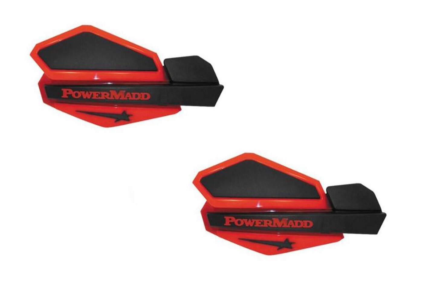 Powermadd Star Series Handguards Hand Guards Black Red TRX 450R 250R ...