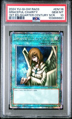 Graceful Charity - RA03-EN116 - Quarter Century Secret Rare 1st Edition ...