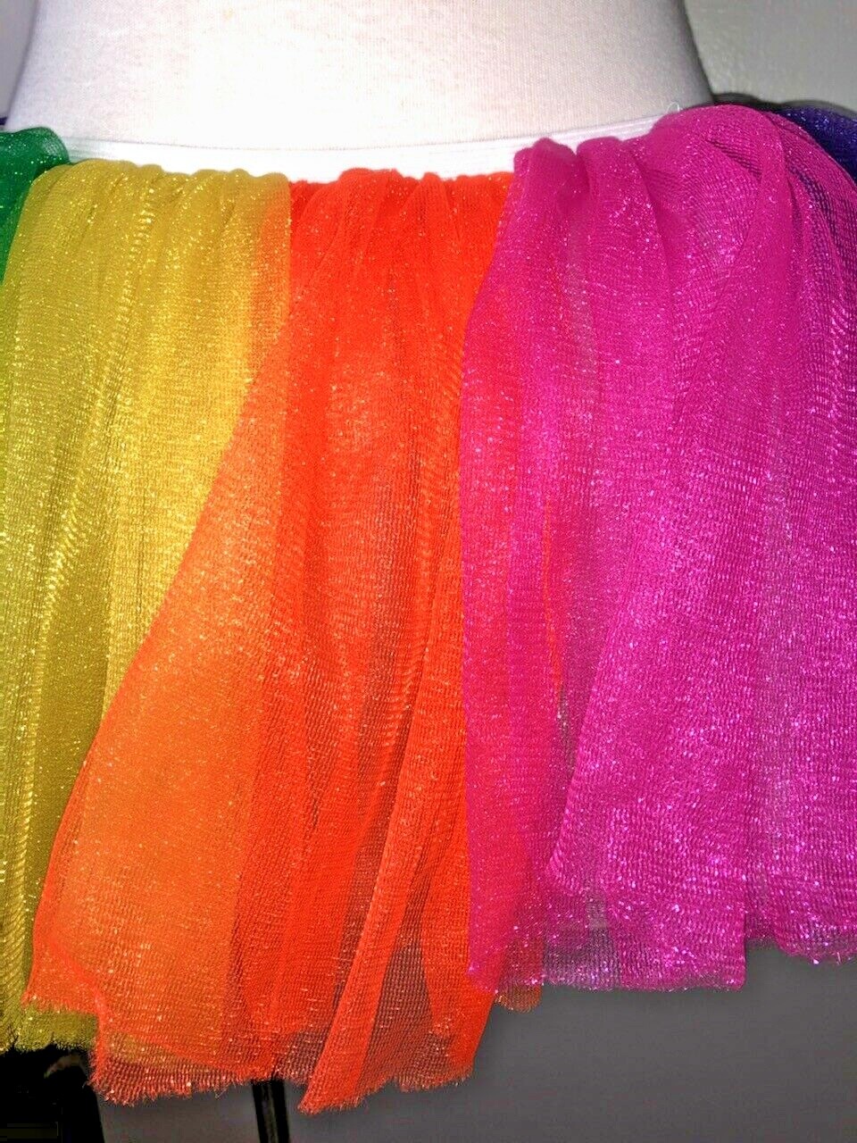 RAINBOW TULLE TUTU Pride Festival PARADE Costume WOME… - Gem