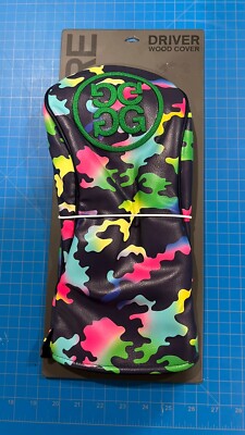 G/FORE G4 Golf Driver Cover Multicolor Camo G's Embroidered Logo | eBay