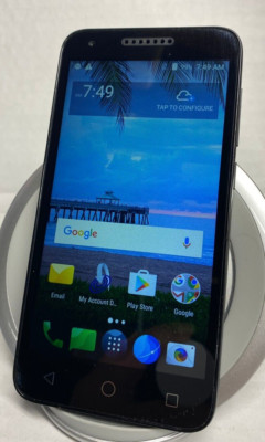 ALCATEL RAVEN A574BL SMARTPHONE TRACFONE ANDROID BLACK | eBay