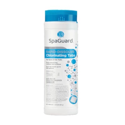 SpaGuard Rapid Dissolve Chlorinating Tabs (1.25 lb) | eBay