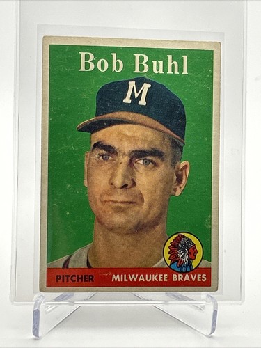 1958 Topps Bob Buhl Baseball Card #176 VG Quality #2 FREE SHIPPING | eBay