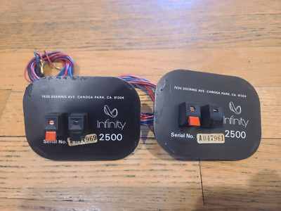 Vintage Infinity 2500 Pair of Crossovers | eBay