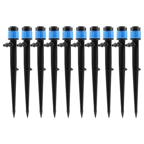 10pcs Irrigation Drippers Drip Emitters Micro Spray Adjustable 360 ...