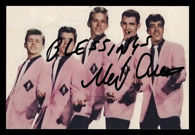 Neil Arena Singer The Mello-Kings Autographed 4x6 Photo Blessings | eBay