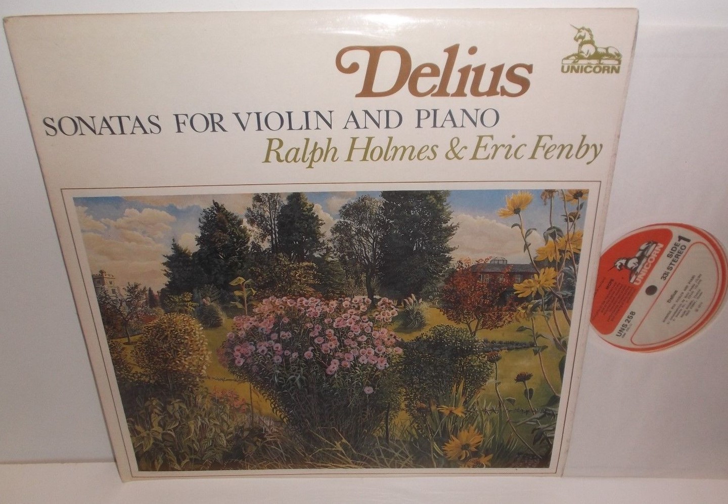 UNS 258 Delius Sonatas For Violin & Piano Ralph Holmes Violin Eric ...