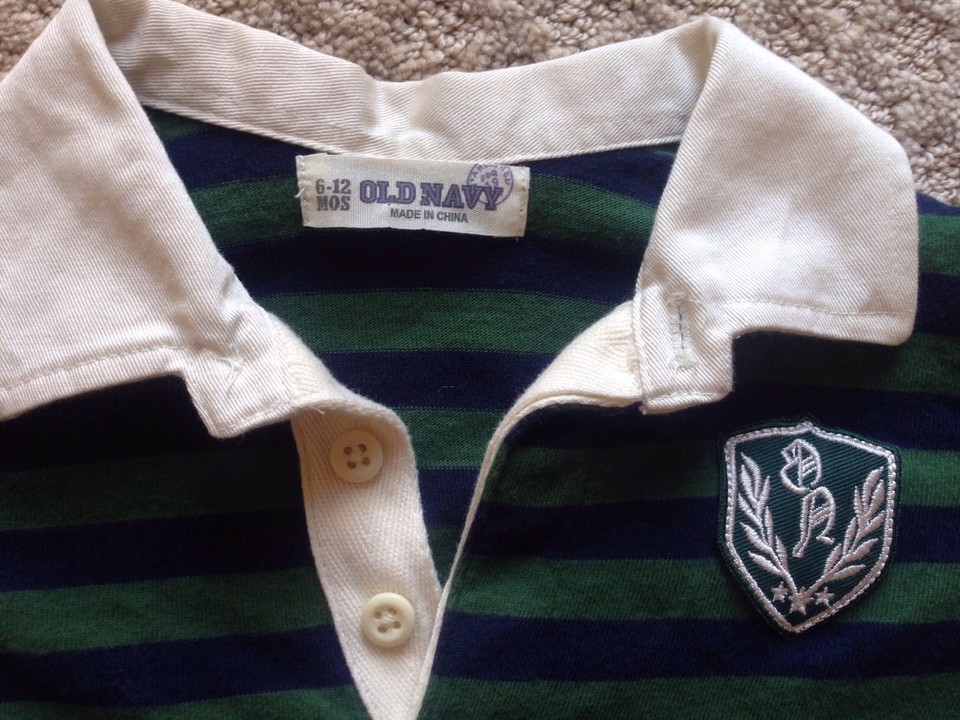 Baby Boy's Old Navy Rugby Shirt-Size 6-12Mo. | eBay