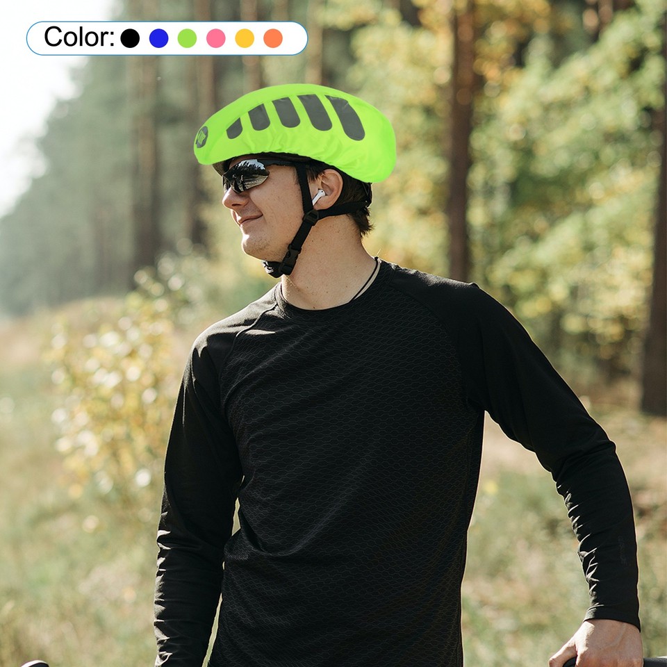 2Pcs Cycling Bicycle Helmet Cover Motorcycle Helmet Rain Covers Ride ...