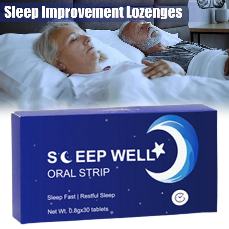 Wellbeing Nutrition Melts Restful Sleep 30 Oral Thin Strips for Stress ...