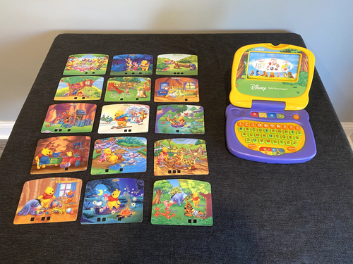 VTech Pooh's Picture Computer Kids Disney Interactive Toy With 16 ...