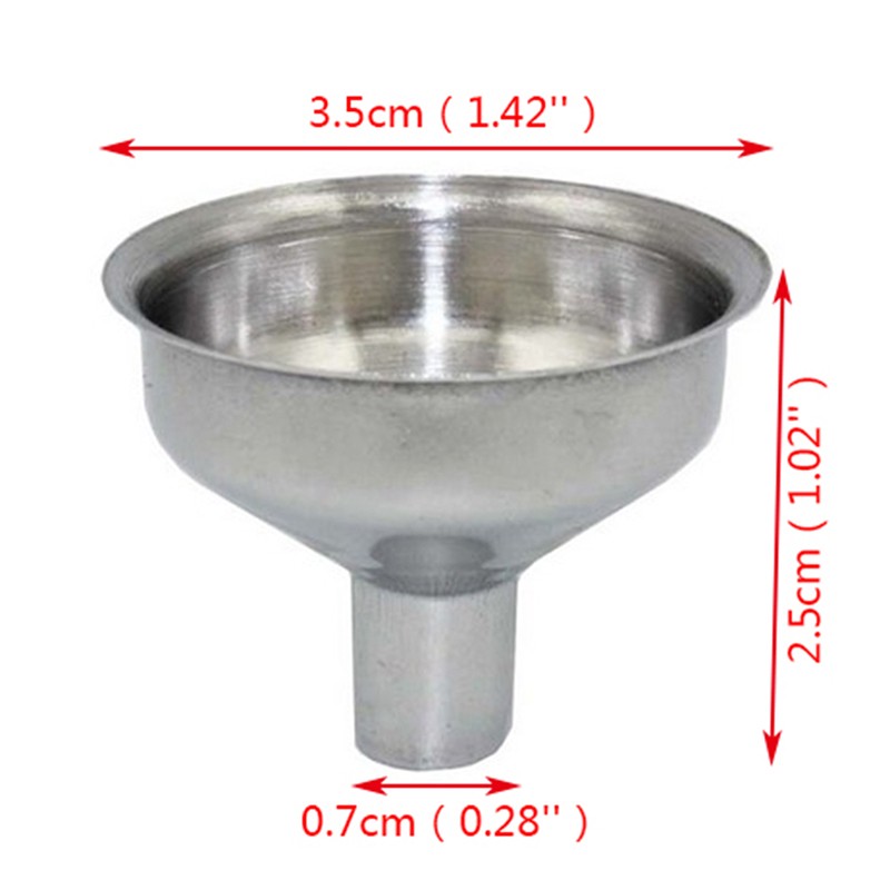 Stainless Steel Small Mouth Funnels Bar Wine Flask Funnel For Filling ...