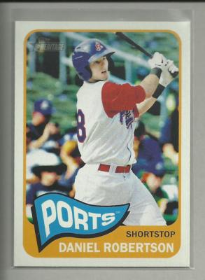 Daniel Robertson RC 2014 Topps Heritage Minors Rookie Card # 71 Tampa ...