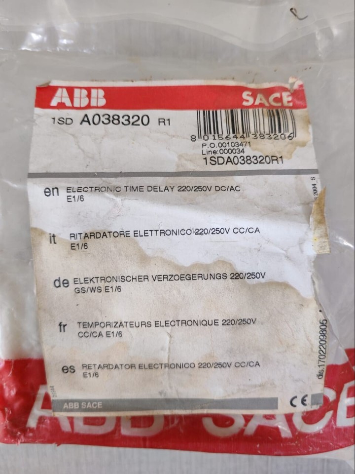 ABB 1SD A038320 R1 Electronic Time Delay 1SDA038320R1 | eBay