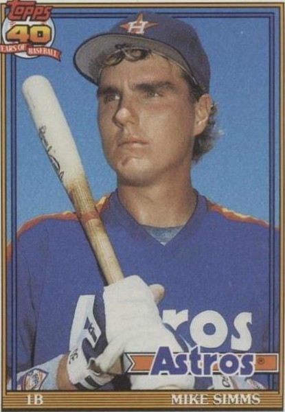 1991 Topps - #32 Mike Simms (RC) for sale online | eBay