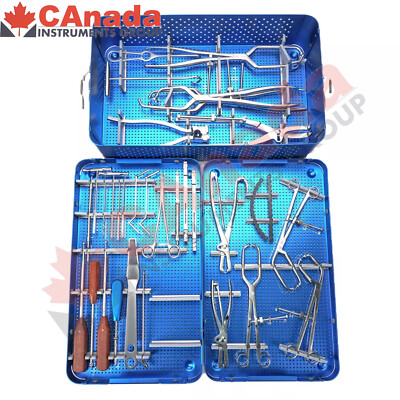 Basic Orthopedic Pelvic Reconstruction Plate Instrument Set Germ OP-238 ...