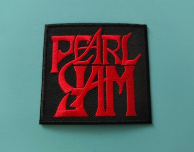 Rock Music Sew / Iron On Embroidered Patch:- Pearl Jam (a) | eBay