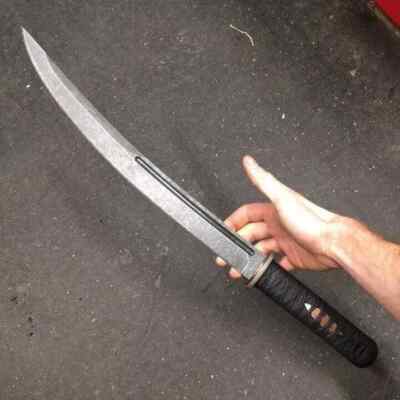 CUSTOM HANDMADE D2 TOOL STEEL HUNTING SWORD COMBAT SWORD KATAN SWORD | eBay