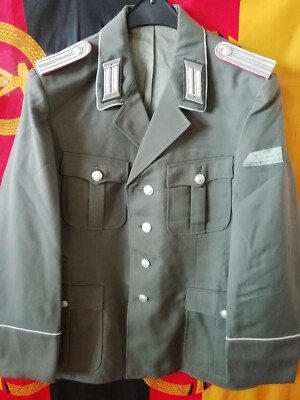 DDR NVA LASK UNIFORM JACKE OFFIZIER !!! | eBay