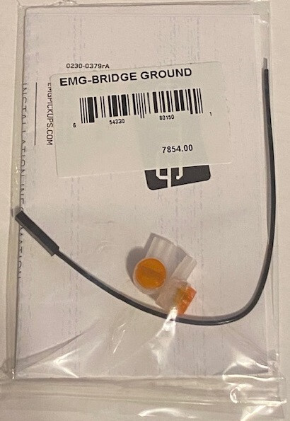 1 EMG PASSIVE HZ PICKUP BRIDGE GROUND WIRE KIT & 2 CLAMPS H1, H2, H3 ...